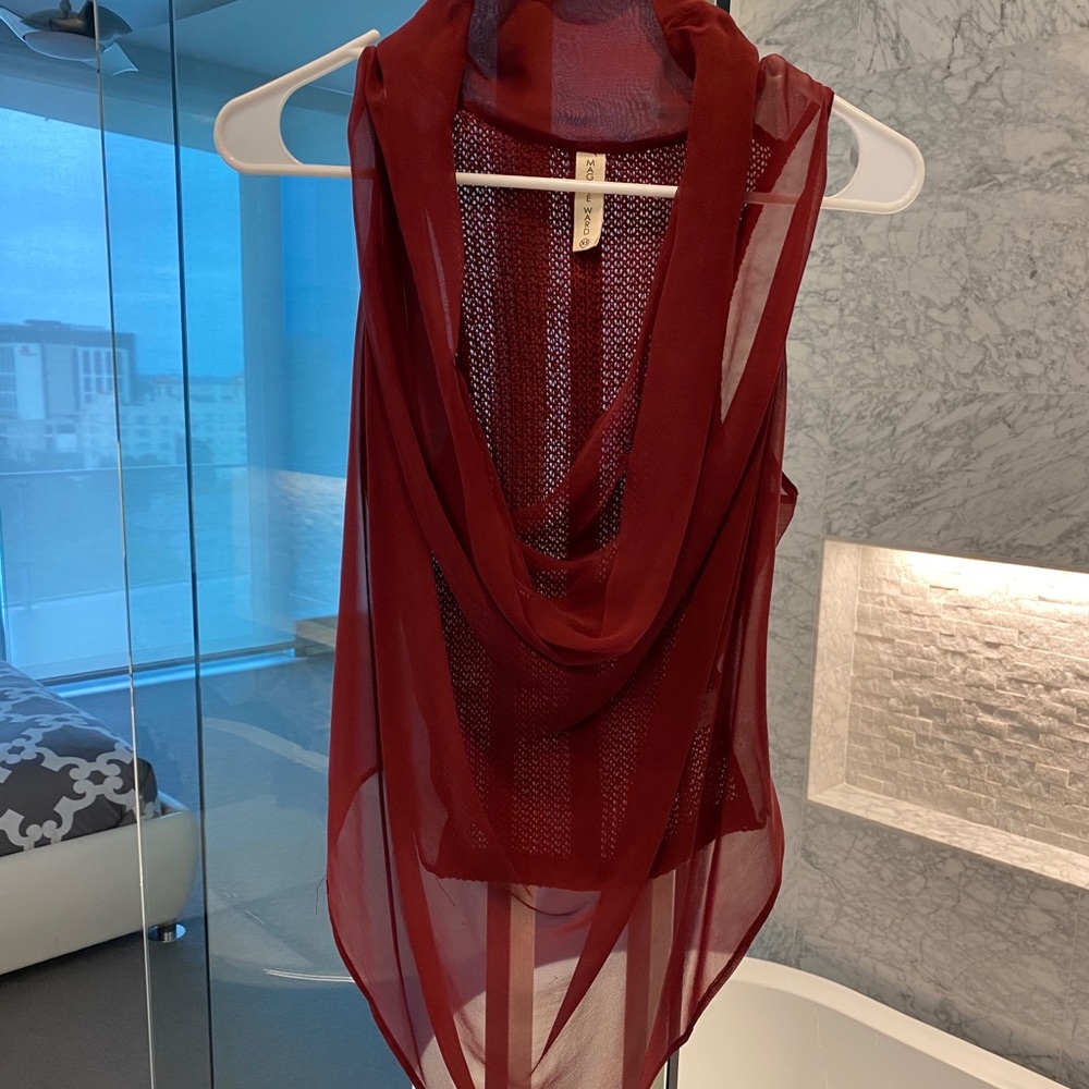 Sheer Maggie Ward Top - Gem